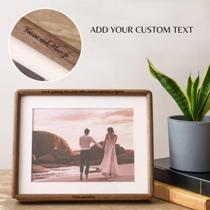 Wood Frame Custom Personalized Gift for Her Picture Frames Personalized ...