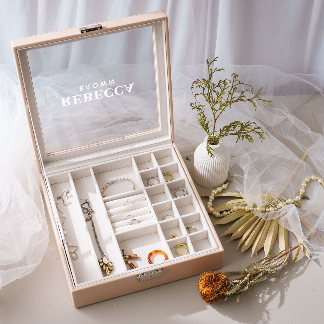 Personalized Jewelry Box, Custom Bridesmaid Gift, Best Friend Gift ...