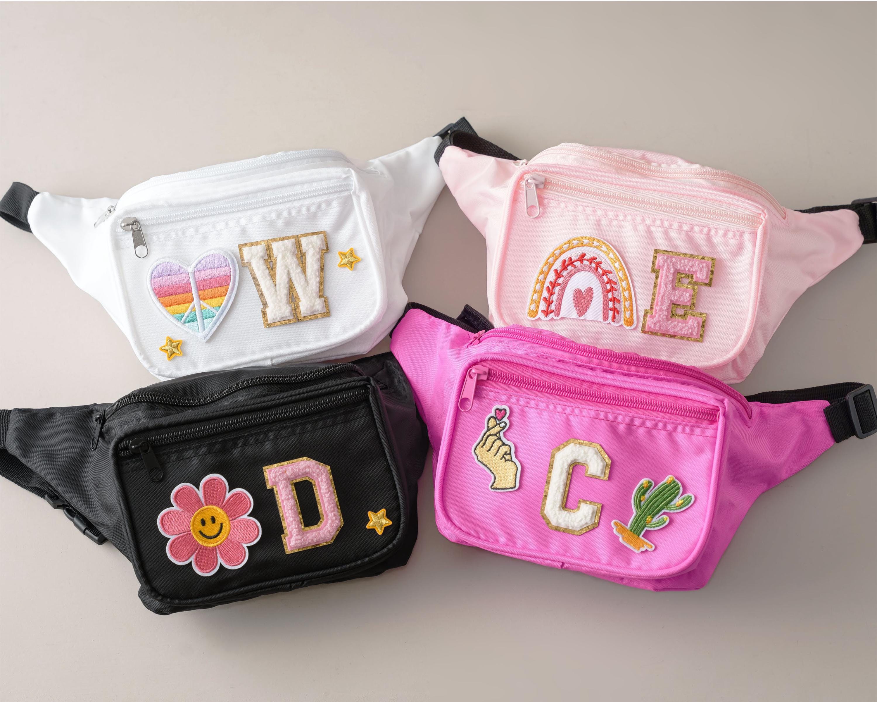Nylon Fanny Pack, Women Personalized Fanny Pack Bag With Patches ...