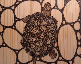 Sea Turtle Wood Burning - Etsy