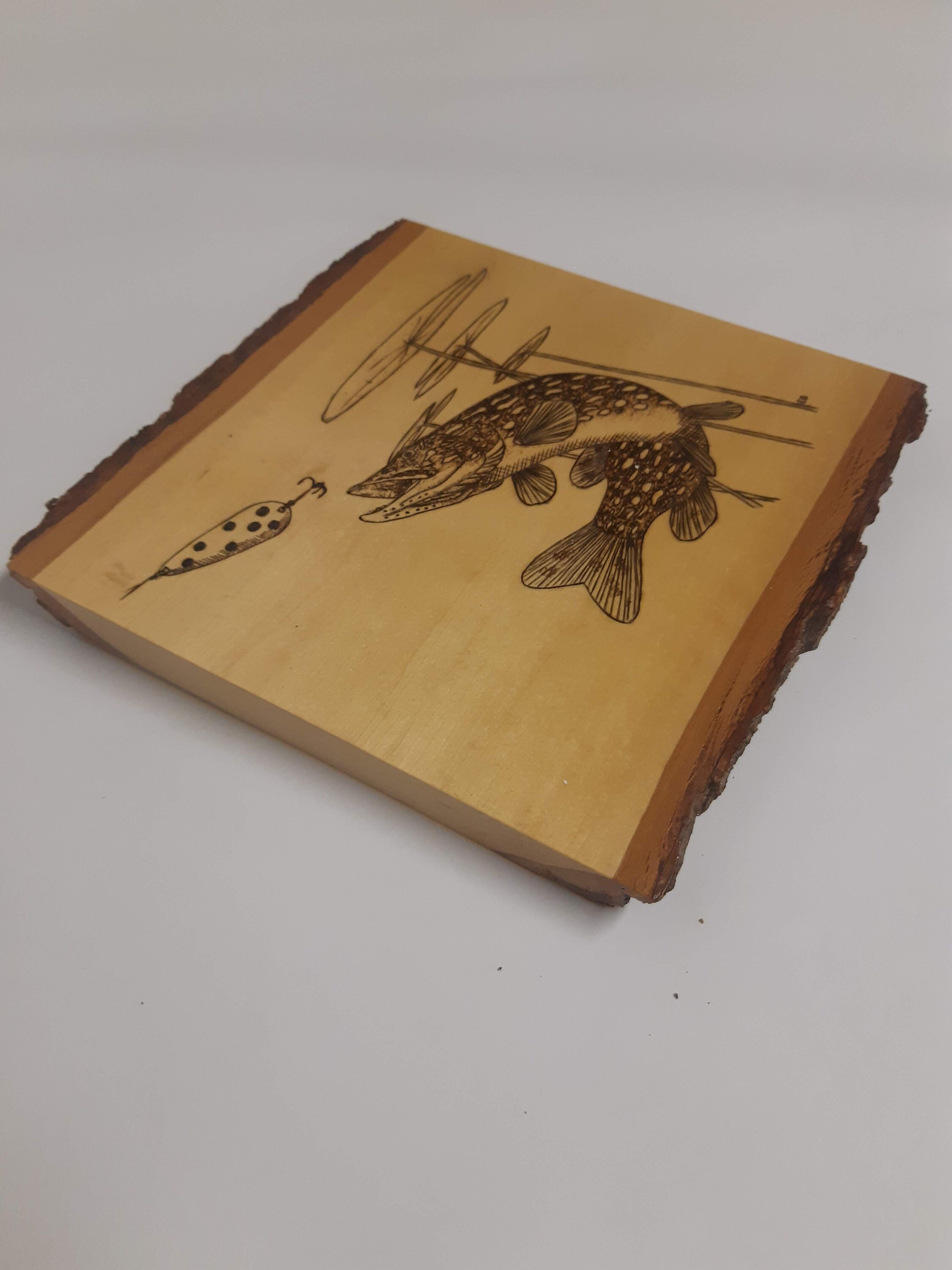 Pike Woodburning - Etsy