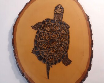 Turtle Wood Burning - Etsy