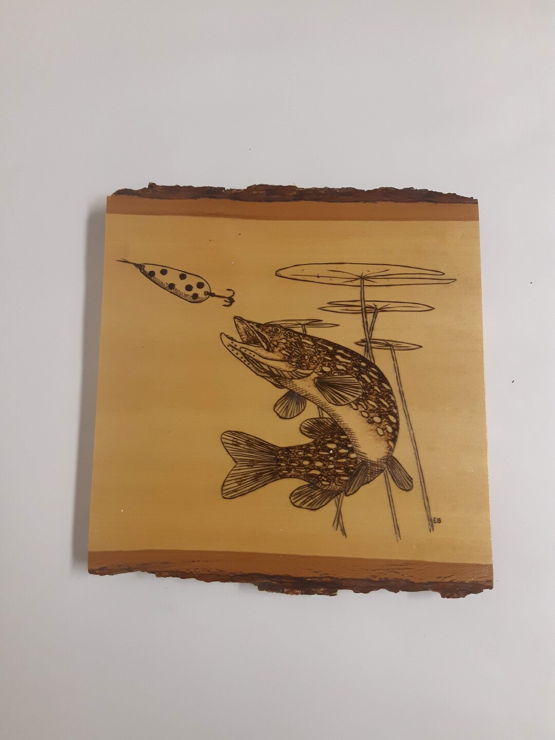 Pike Woodburning - Etsy