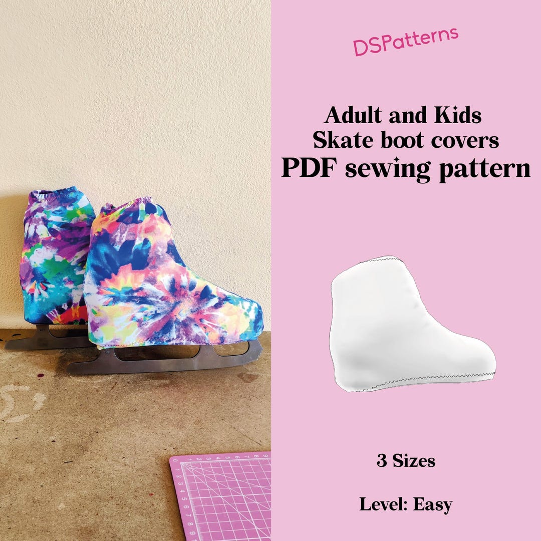 Skate Boot Covers Sewing Pattern – Artistic & Figure Skates (PDF ...