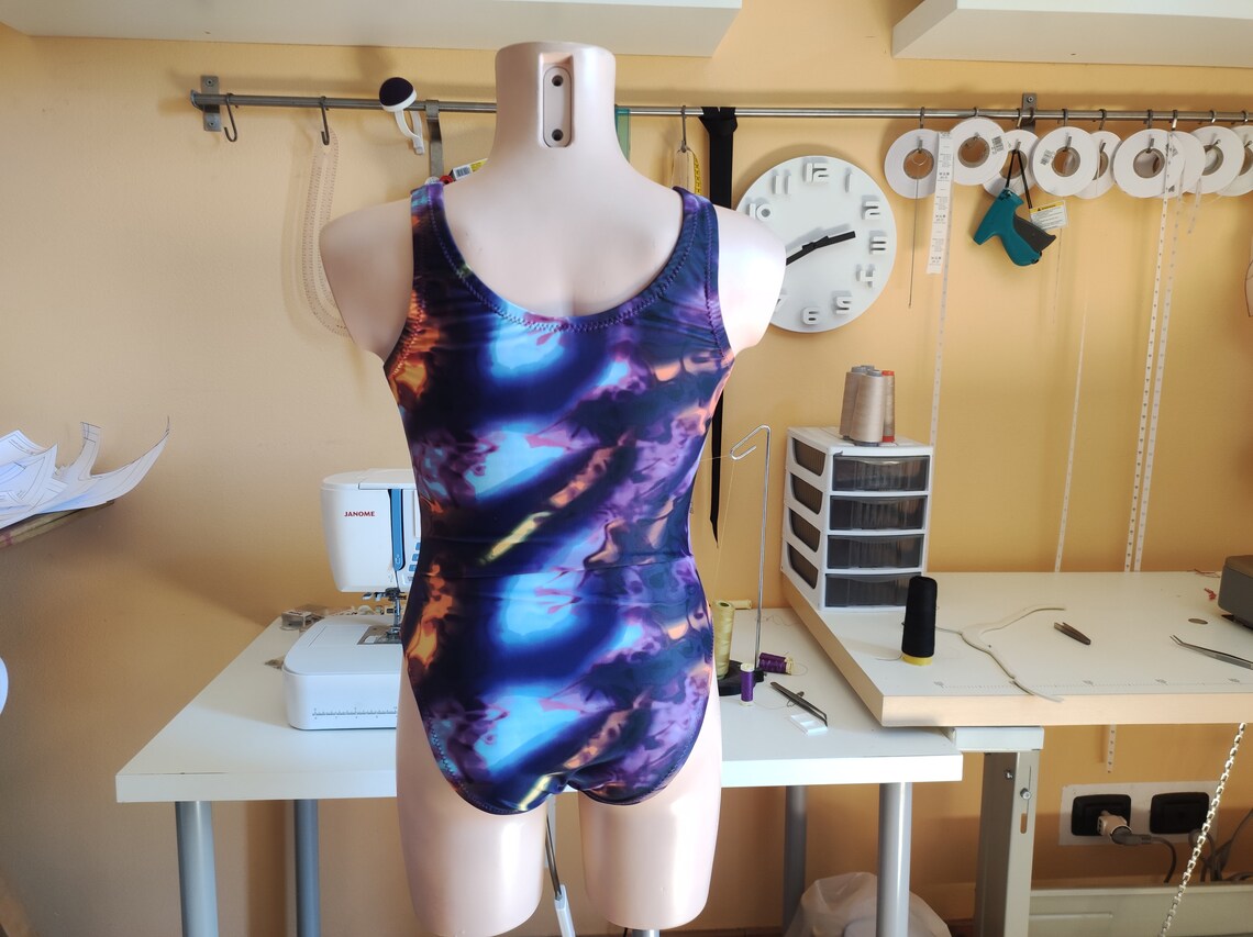 Diy Artistic Swimming Suit Sewing Pattern PDF - Synchronized Swimming ...