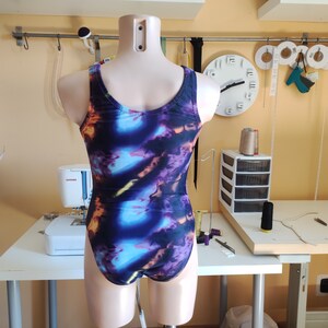 Diy Artistic Swimming Suit Sewing Pattern PDF - Synchronized Swimming ...