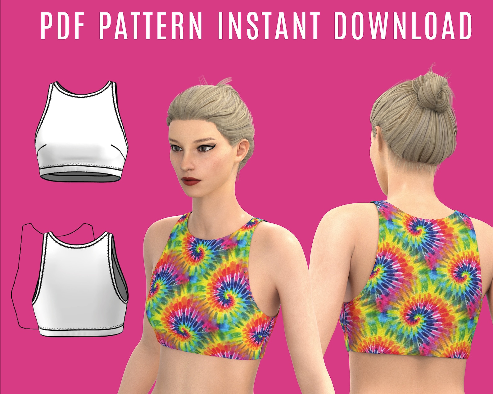 DIY Dance Top Sewing Pattern PDF Instant Download - Etsy