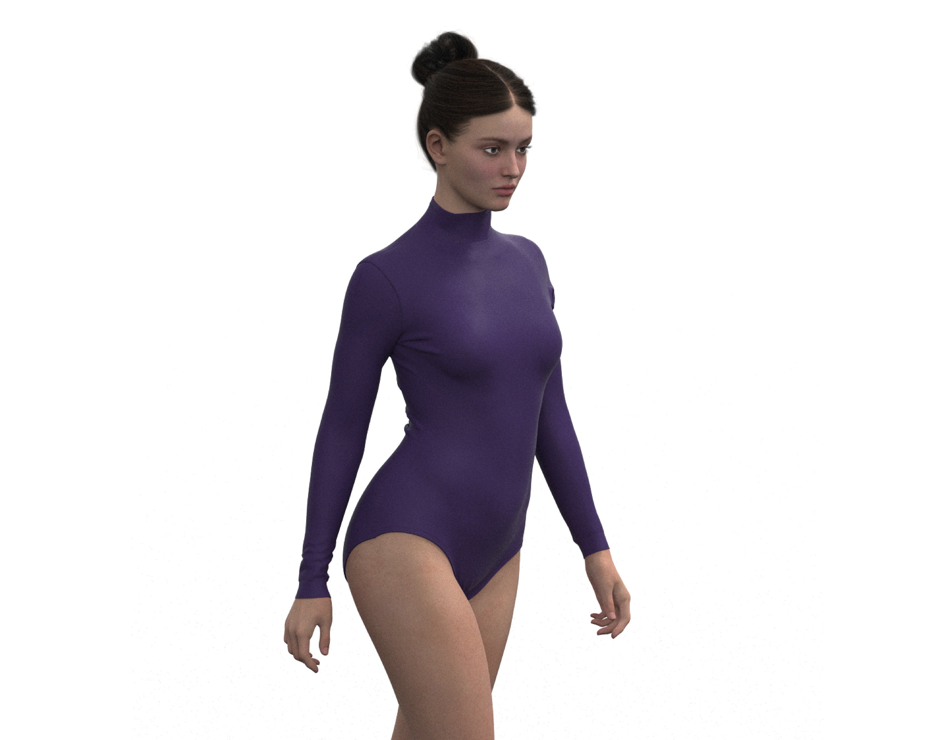 Diy Dance Leotard Sewing Pattern Pdf Turtleneck Leotard With Etsy