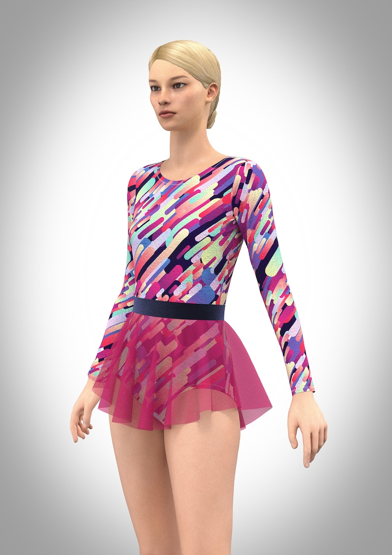 Diy Leotard Sewing Pattern PDF for Dance and Gymnastics Girl | Etsy