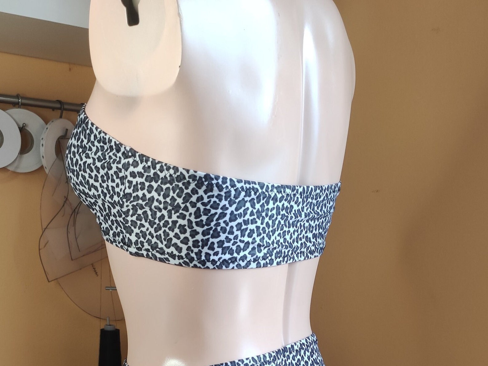 Diy Bandeau Bikini Top Sewing Pattern PDF - Instant DOWNLOAD - Etsy
