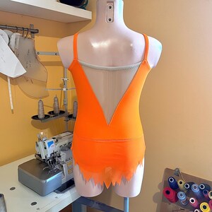 Rhythmic Gymnastics Leotard Sewing Pattern | DIY Jagged Hem Skirt ...