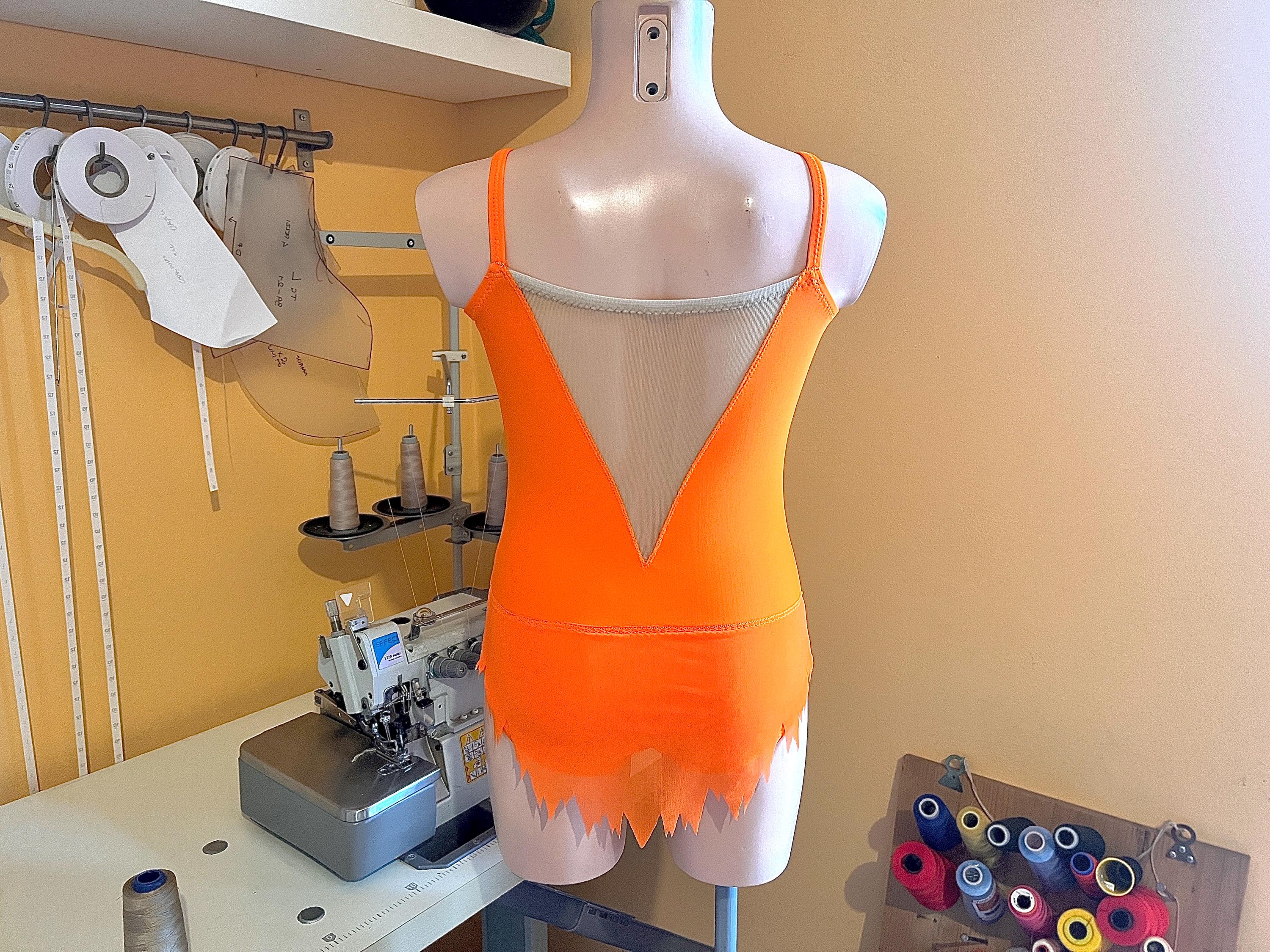 Rhythmic Gymnastics Leotard Sewing Pattern | DIY Jagged Hem Skirt ...