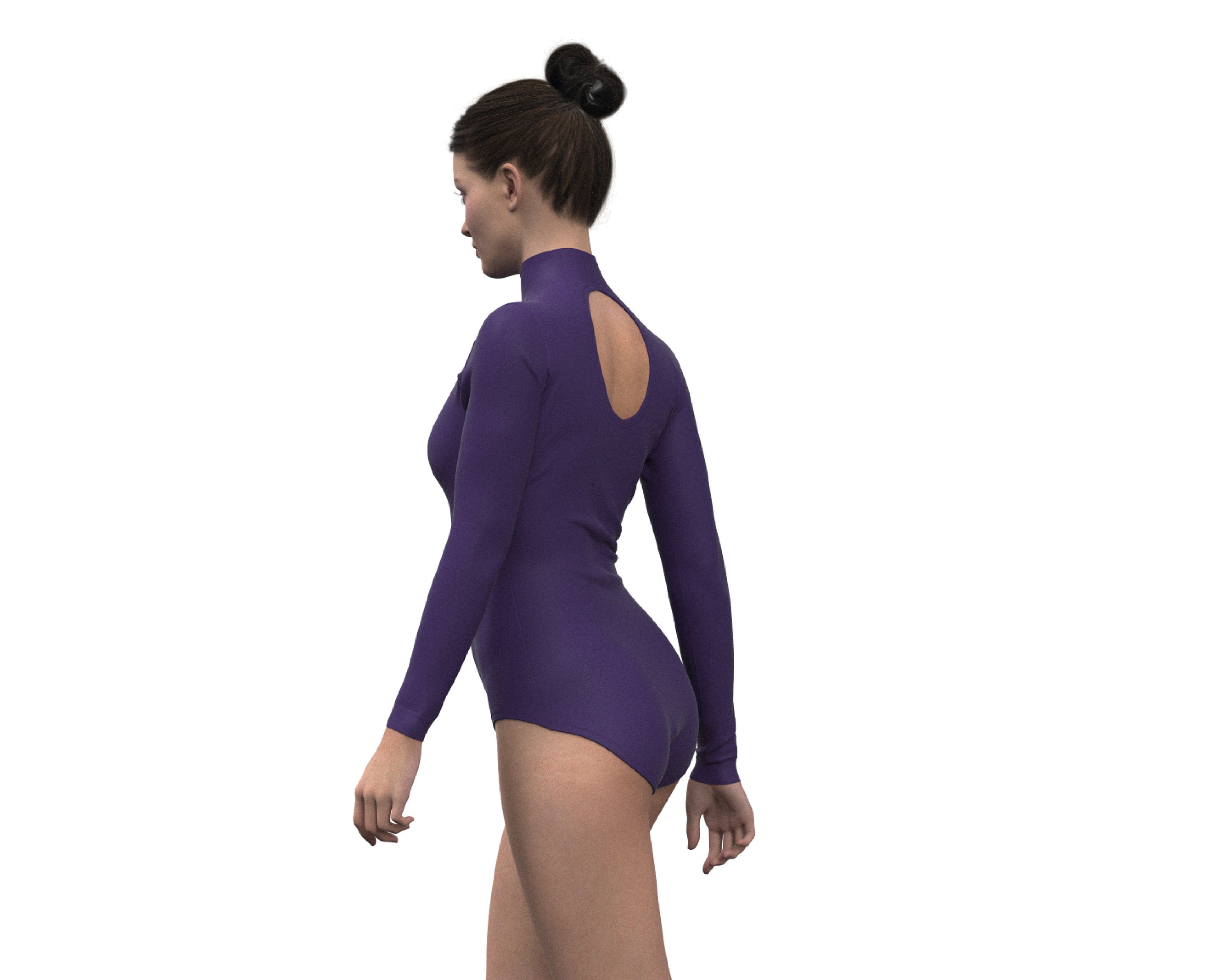 Diy Dance Leotard Sewing Pattern Pdf Turtleneck Leotard With Etsy