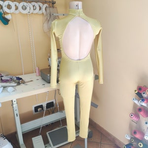 DIY Sewing Pattern Unitard PDF - Dance Aerial Catsuit With Keyhole Back ...