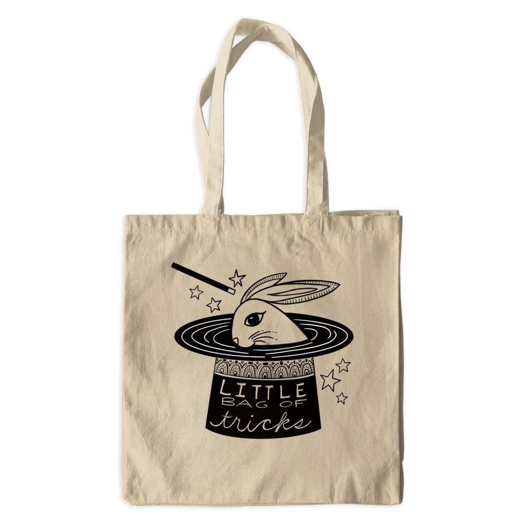 Little Bag of Tricks Cotton Canvas Tote Bag | Magic Tote Bag | Tote ...