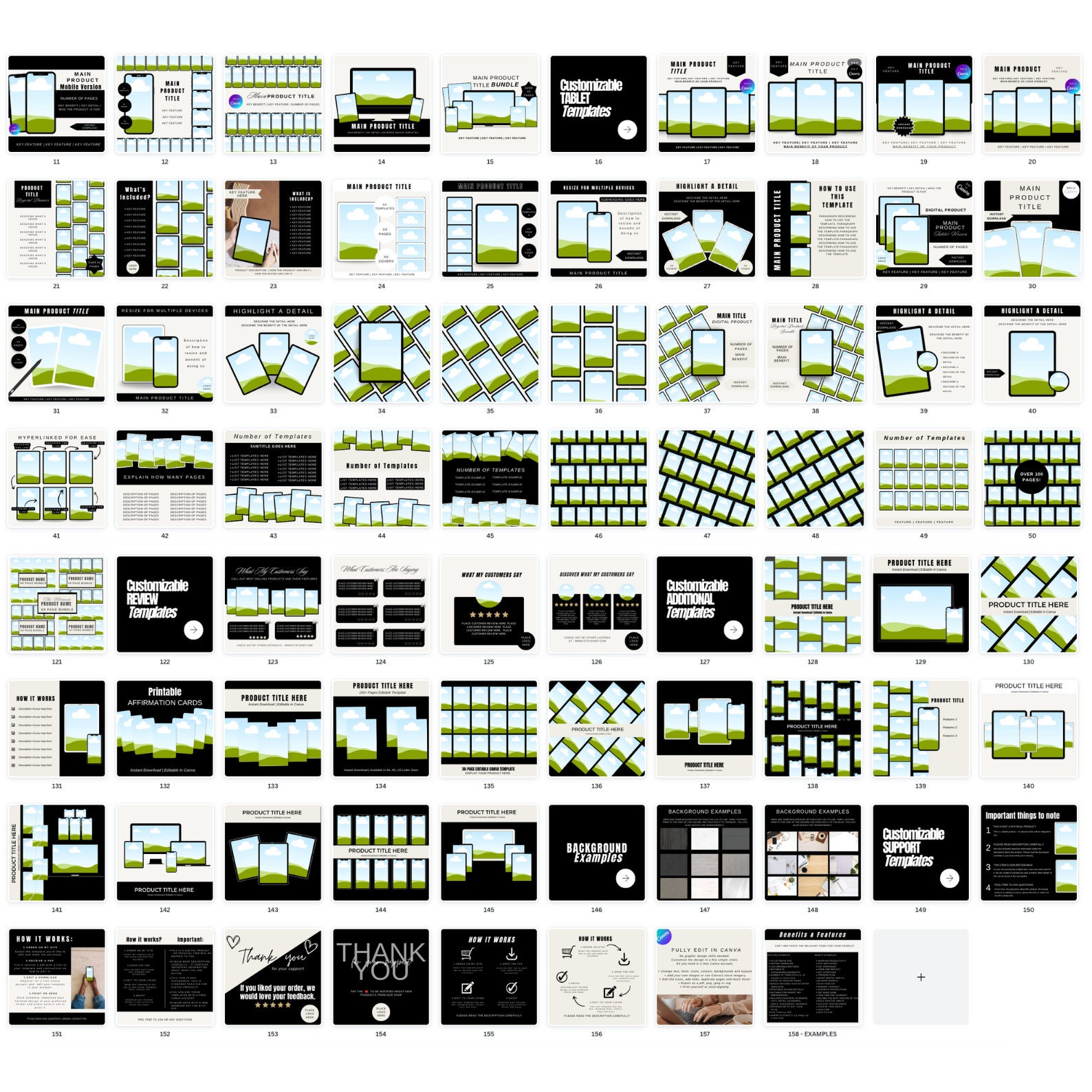 235 Digital Products Mockup Templates With MRR PLR, Digital Product ...