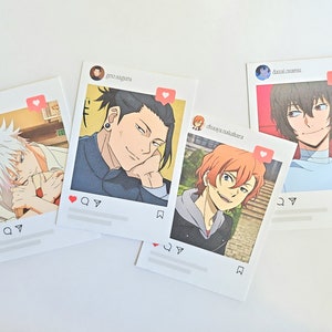 8 Custom Insta Theme Anime Prints Custom Photo Print Custom Insta Anime ...