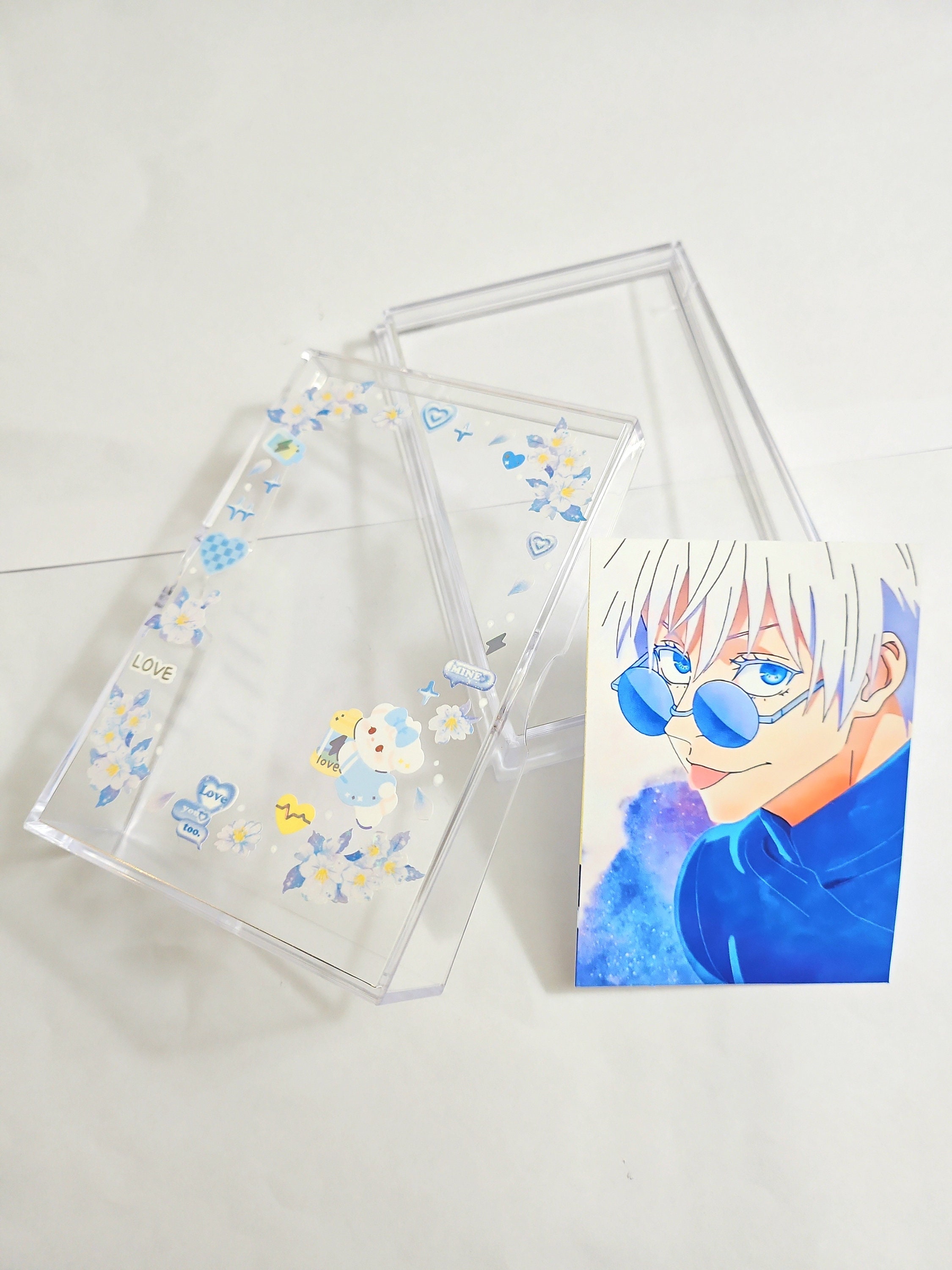 Cute Anime Acrylic Deco Stand Cute Anime Aesthetic Card Display - Etsy