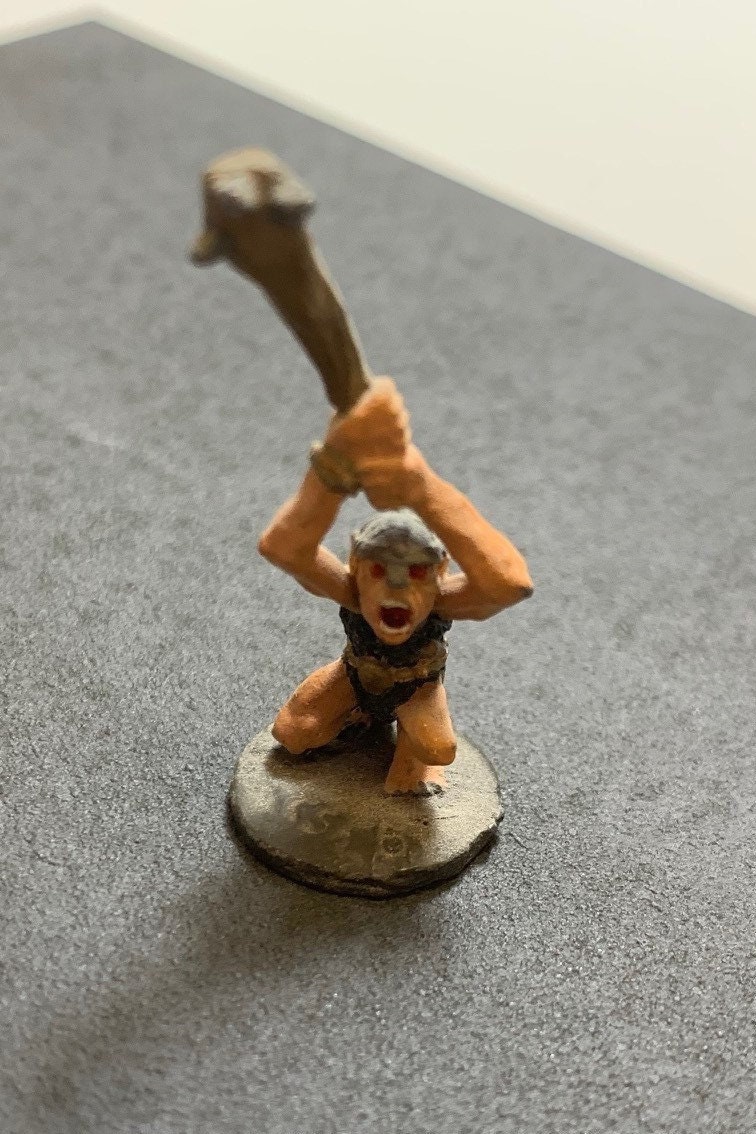 Hand Painted Ral Partha 1979 Original Lead Miniatures - ORCS With Clubs ...