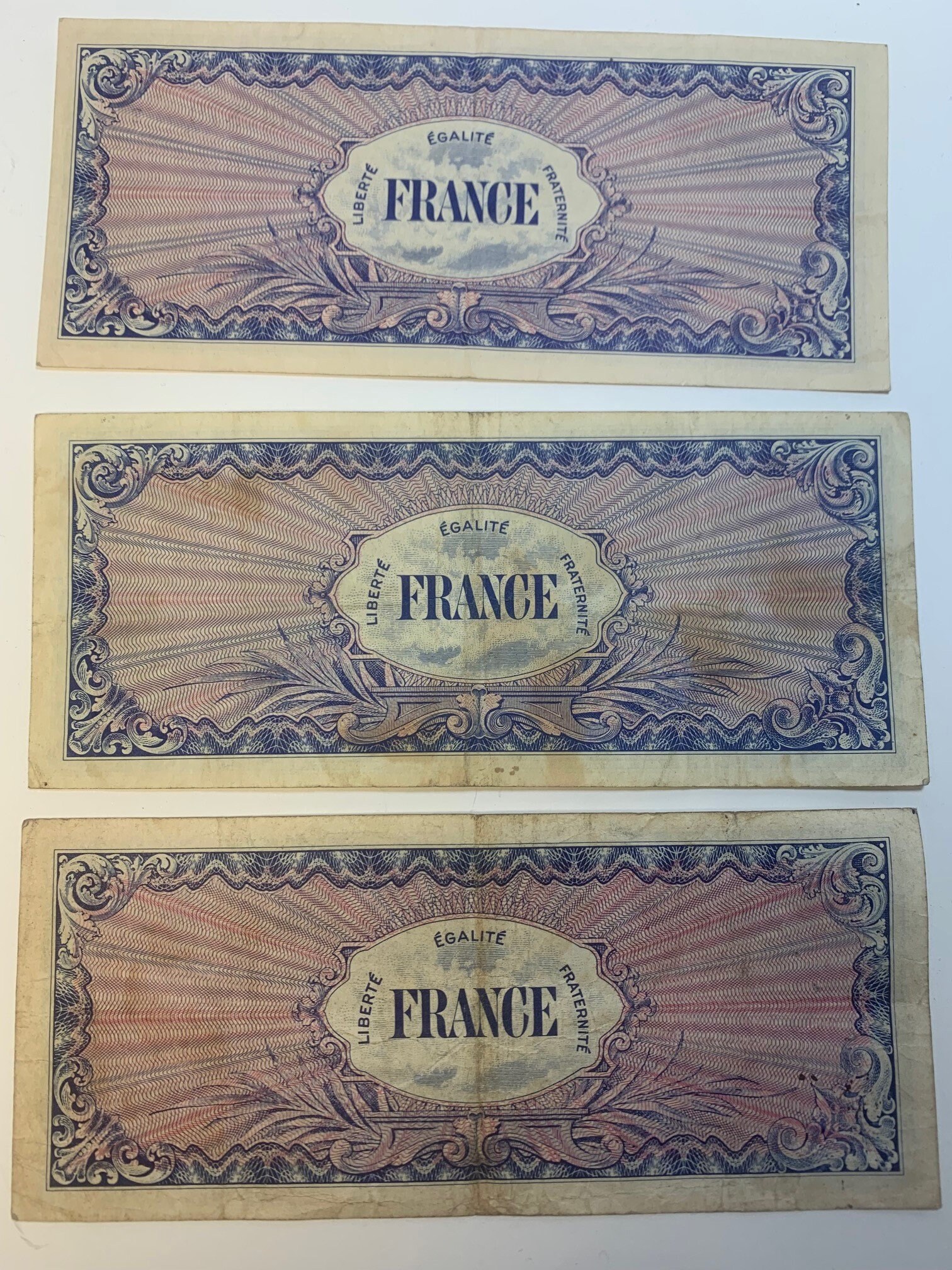 Vintage Currency Japanese Centavos WW2, French Francs and Italian Lira ...