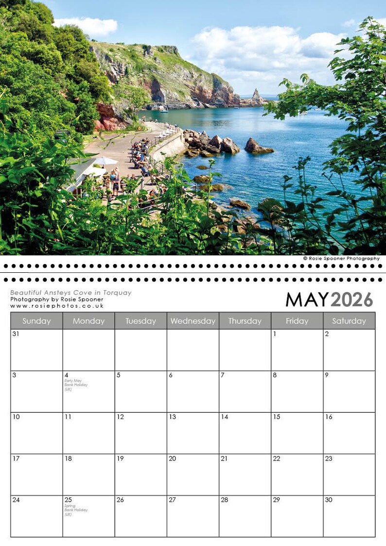 Devon Calendar 2026 - Etsy.de