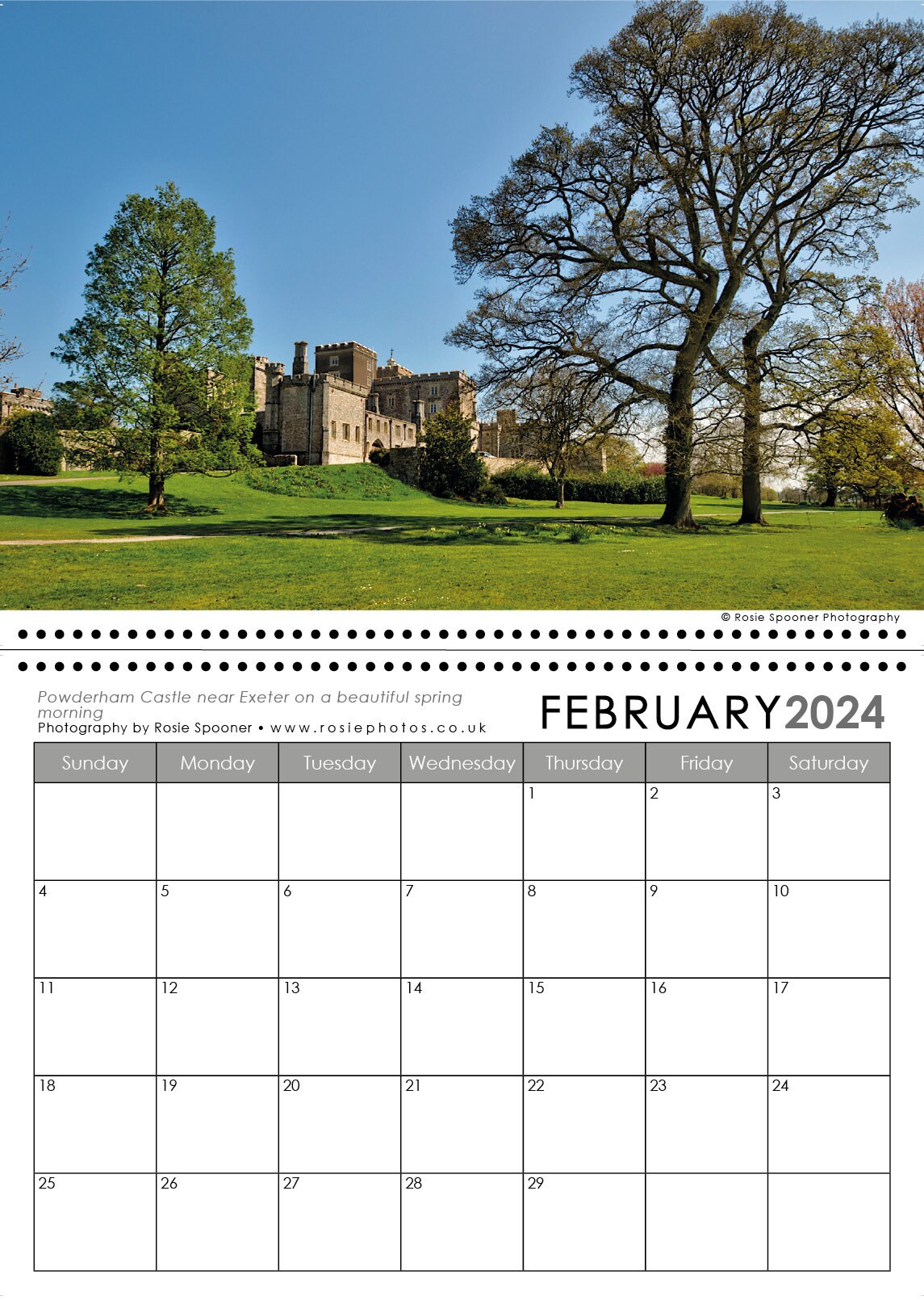 Devon Calendar 2024 by Rosie Spooner - Etsy Australia