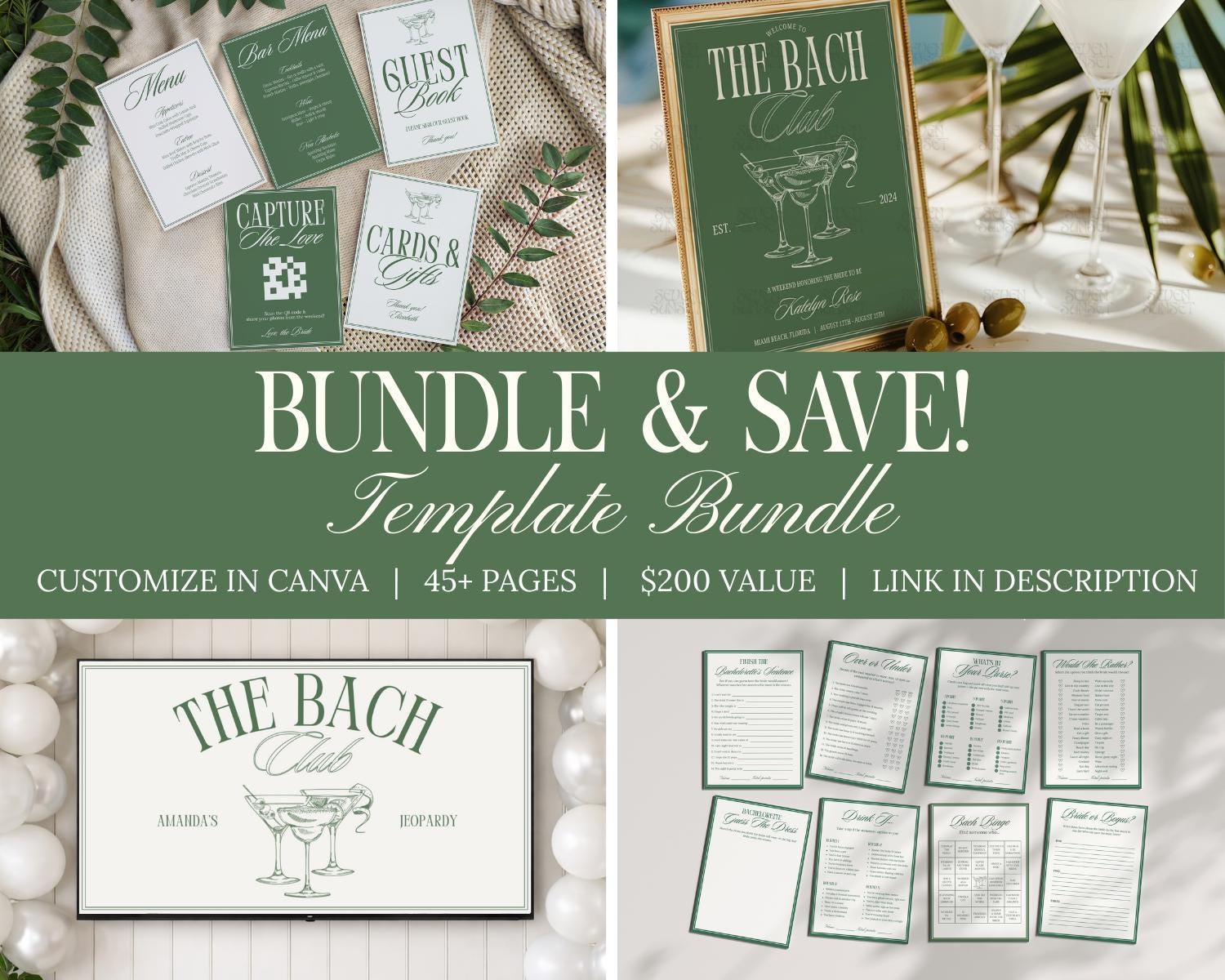 The Bach Club Invitation Luxury Bachelorette Itinerary the Bach Social ...