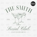 The Bach Club Logo, Bachelorette Social Club, Editable Canva Template ...