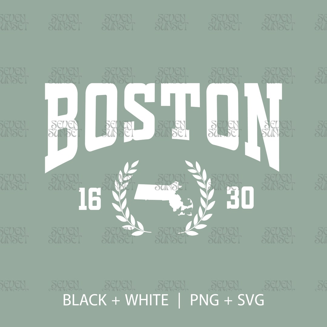 Boston PNG, Varsity Boston SVG, Vintage Boston Shirt PNG, Trendy ...