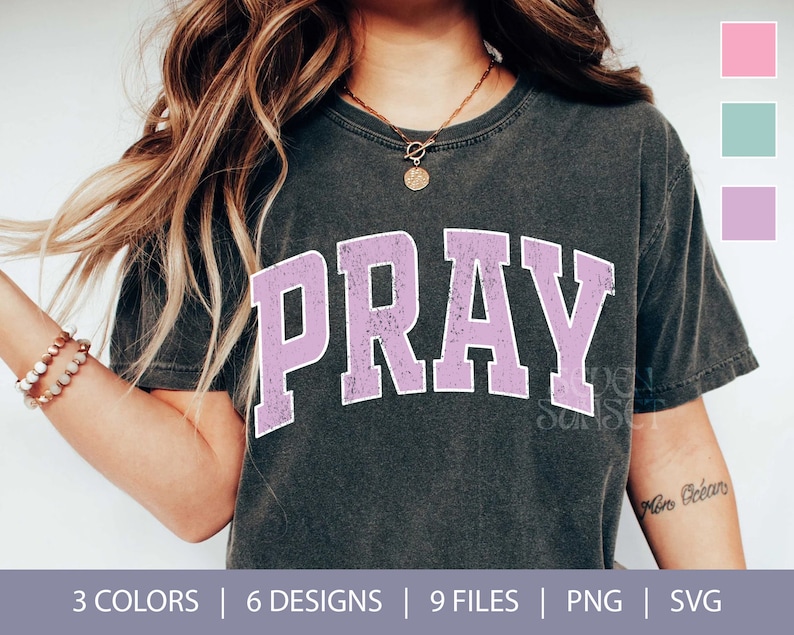 Pray PNG | Pray on It SVG | Pray Shirt Design | Christian | Trendy ...