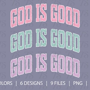 God is Good PNG | God SVG | Religious Design | Christian Art | Easter ...