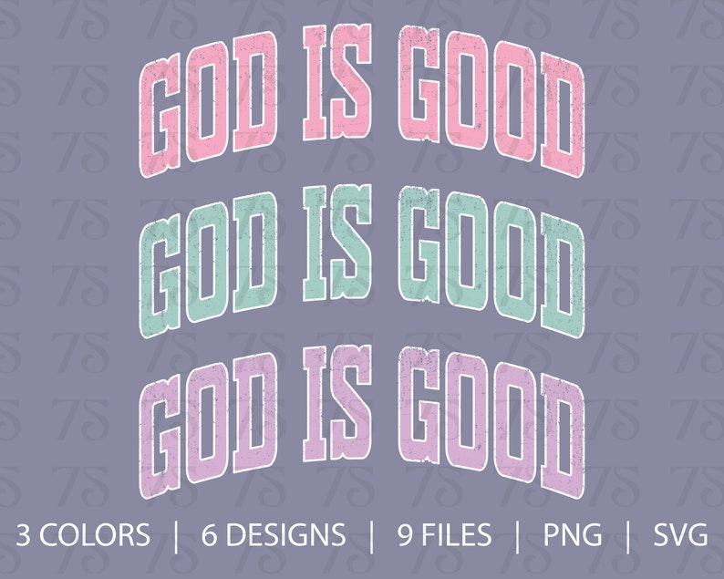 God is Good PNG God SVG Religious Design Christian Art Easter PNG ...