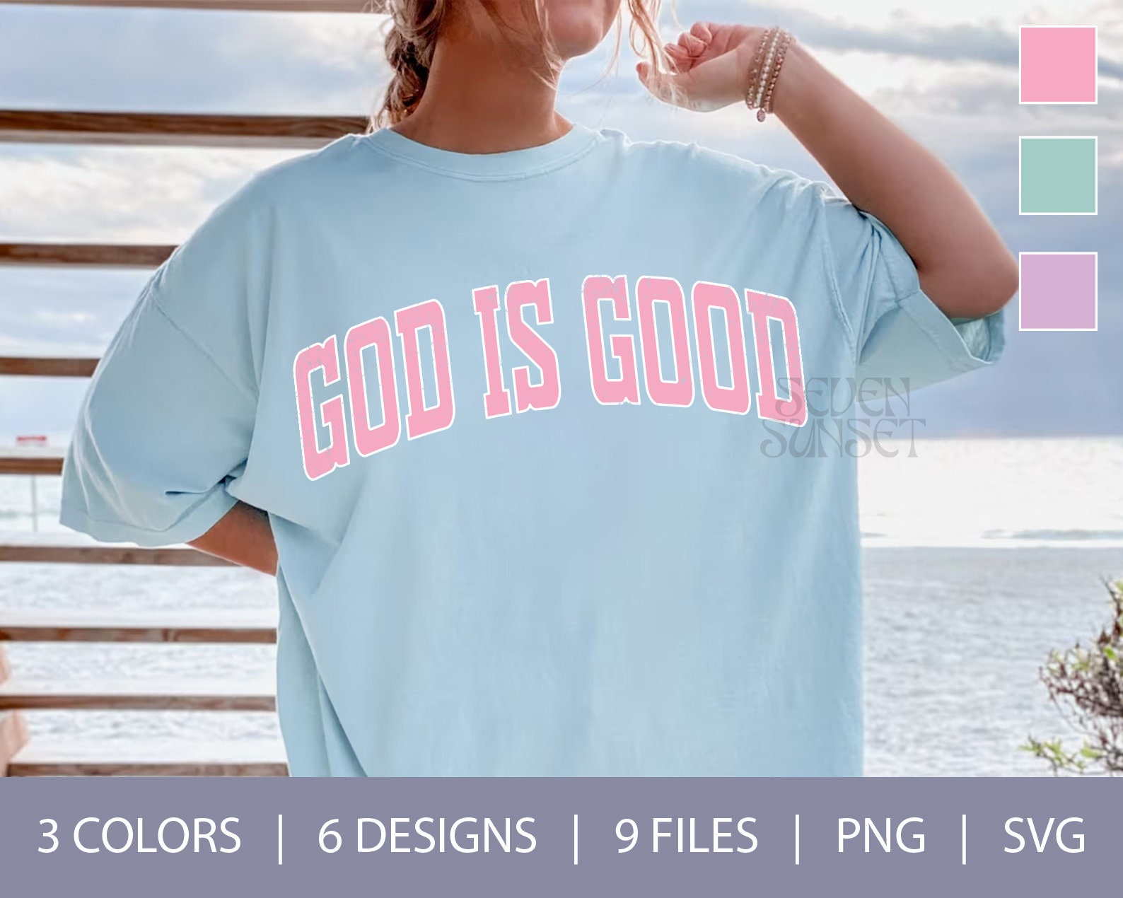 God is Good PNG God SVG Religious Design Christian Art Easter PNG ...
