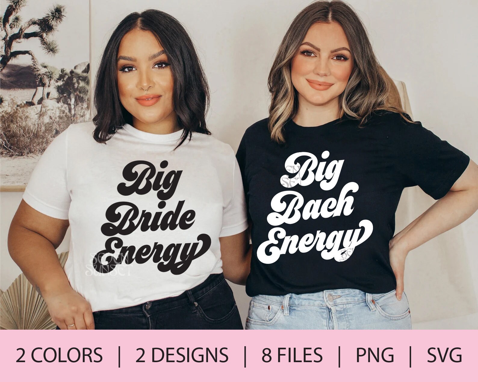 Big Bride Energy PNG Big Bach Energy SVG Retro Bachelorette PNG Trendy ...