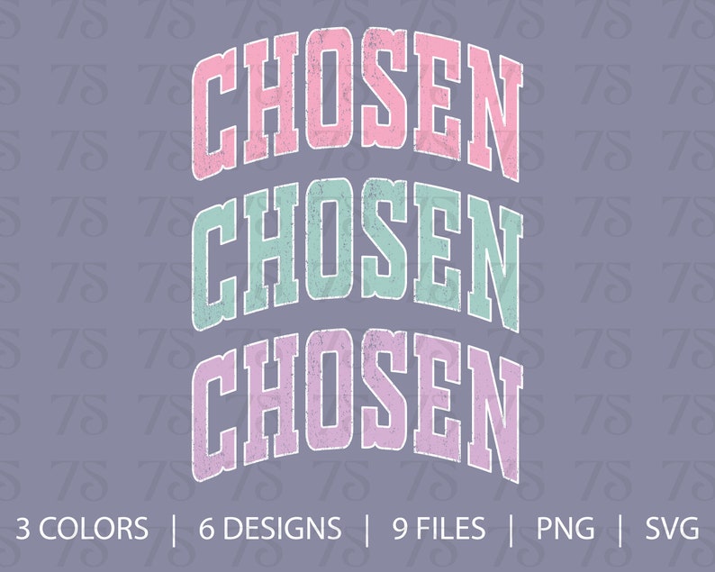 Chosen PNG Chosen SVG Religious Shirt Design Christian Art Easter PNG ...