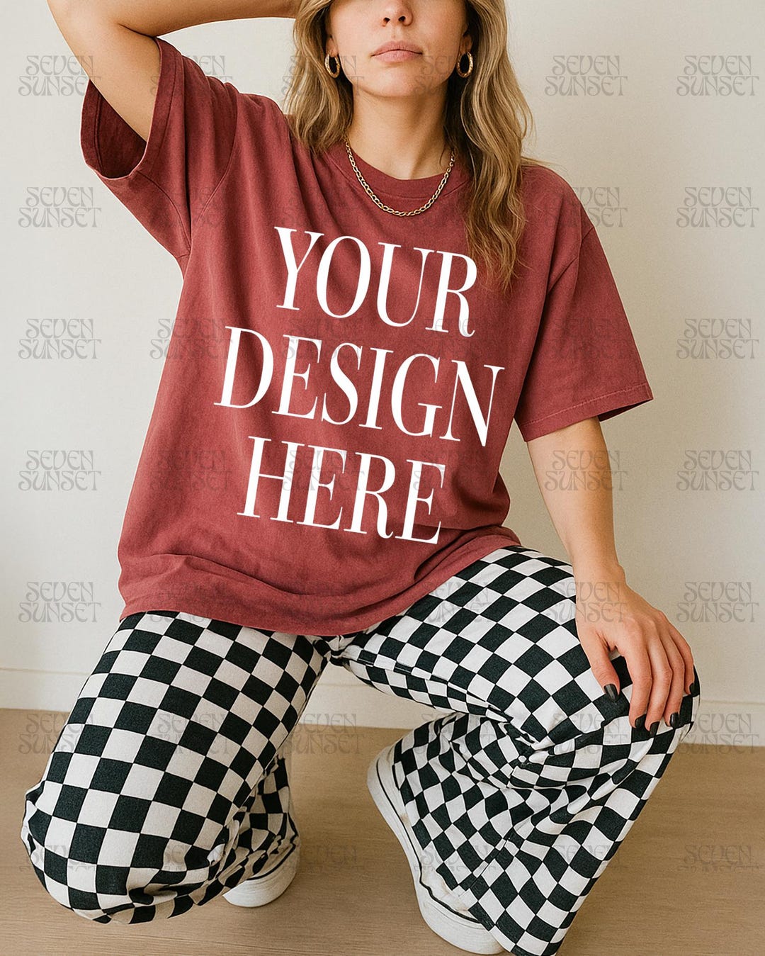 Crimson Comfort Colors Mockup Edgy Crimson Shirt Mockup Comfort Colors ...