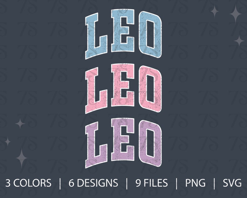Leo Zodiac PNG / Leo Zodiac SVG / Zodiac Sign SVG / Celestial Designs ...