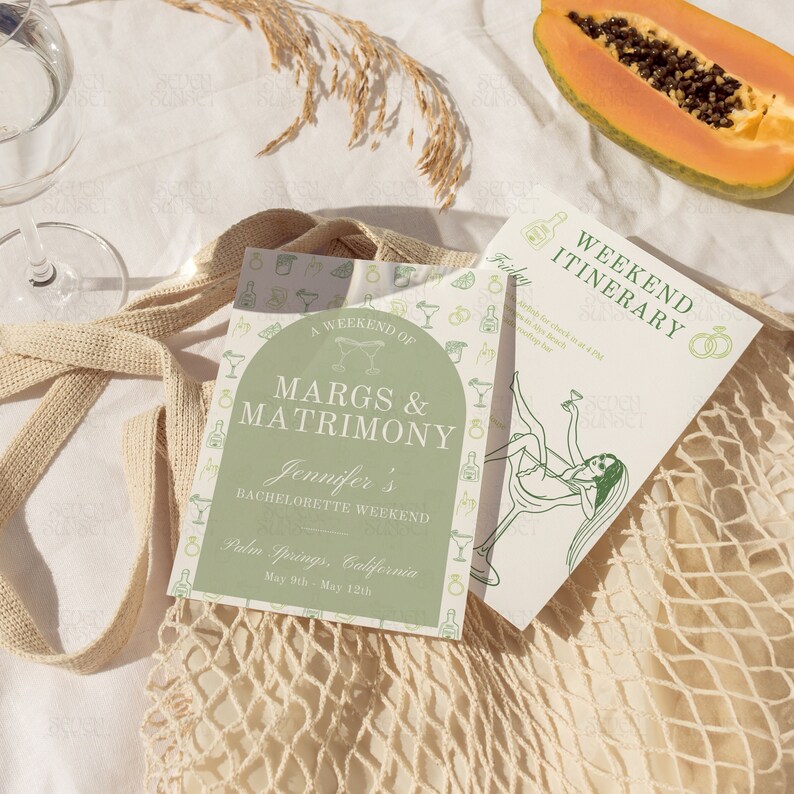 Margs and Matrimony Bachelorette Invitation Margaritas & Matrimony ...
