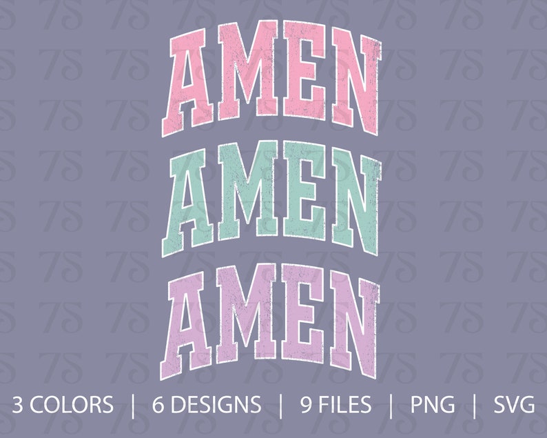 Amen PNG Amen SVG Religious Shirt Design Christian Art - Etsy