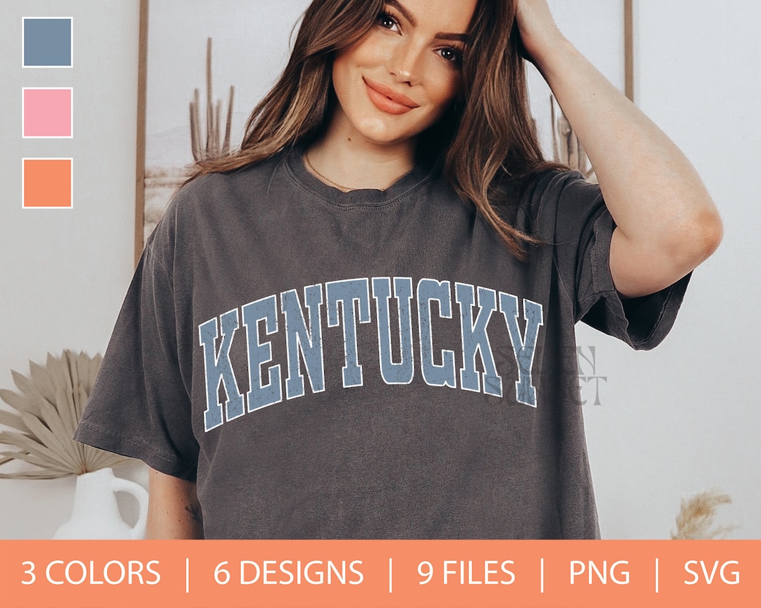 Kentucky PNG SVG Trendy Kentucky Design Cute Digital Download Athletic ...