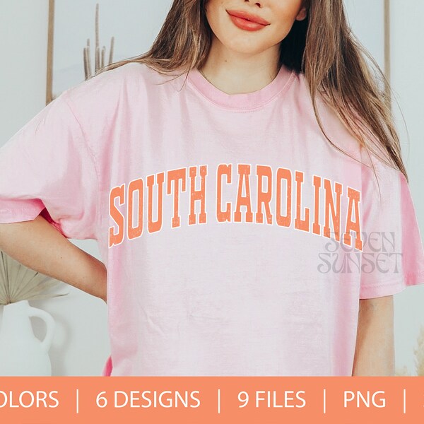South Carolina Font - Etsy