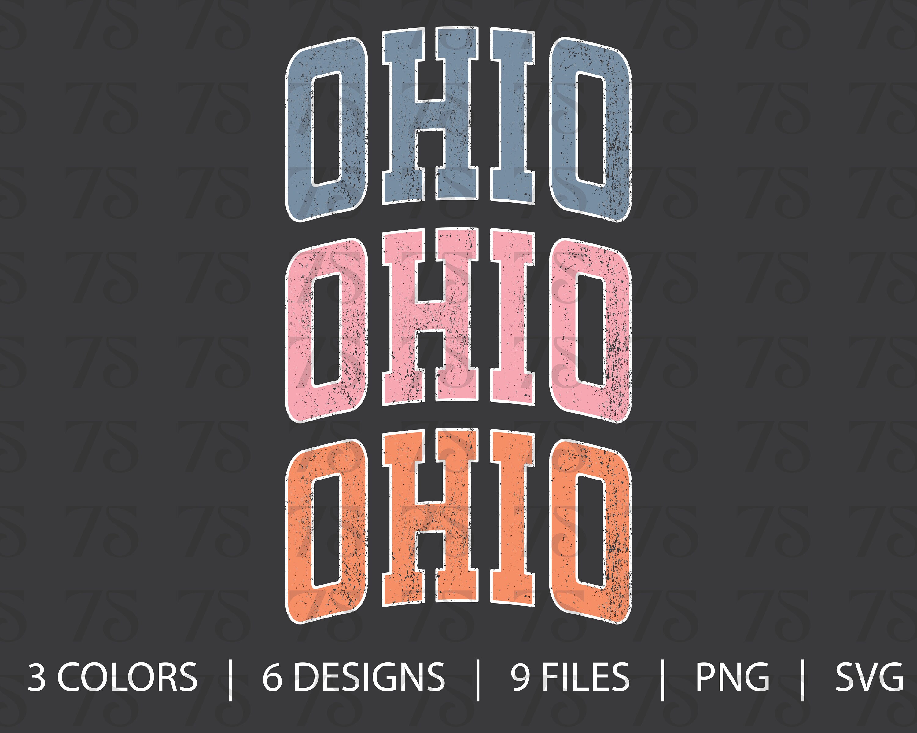 Ohio PNG SVG Trendy Ohio Design Cute Digital Download - Etsy