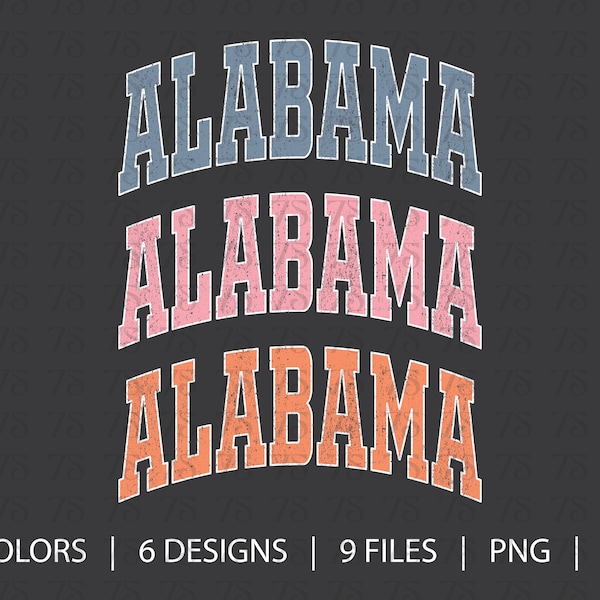Alabama Font - Etsy