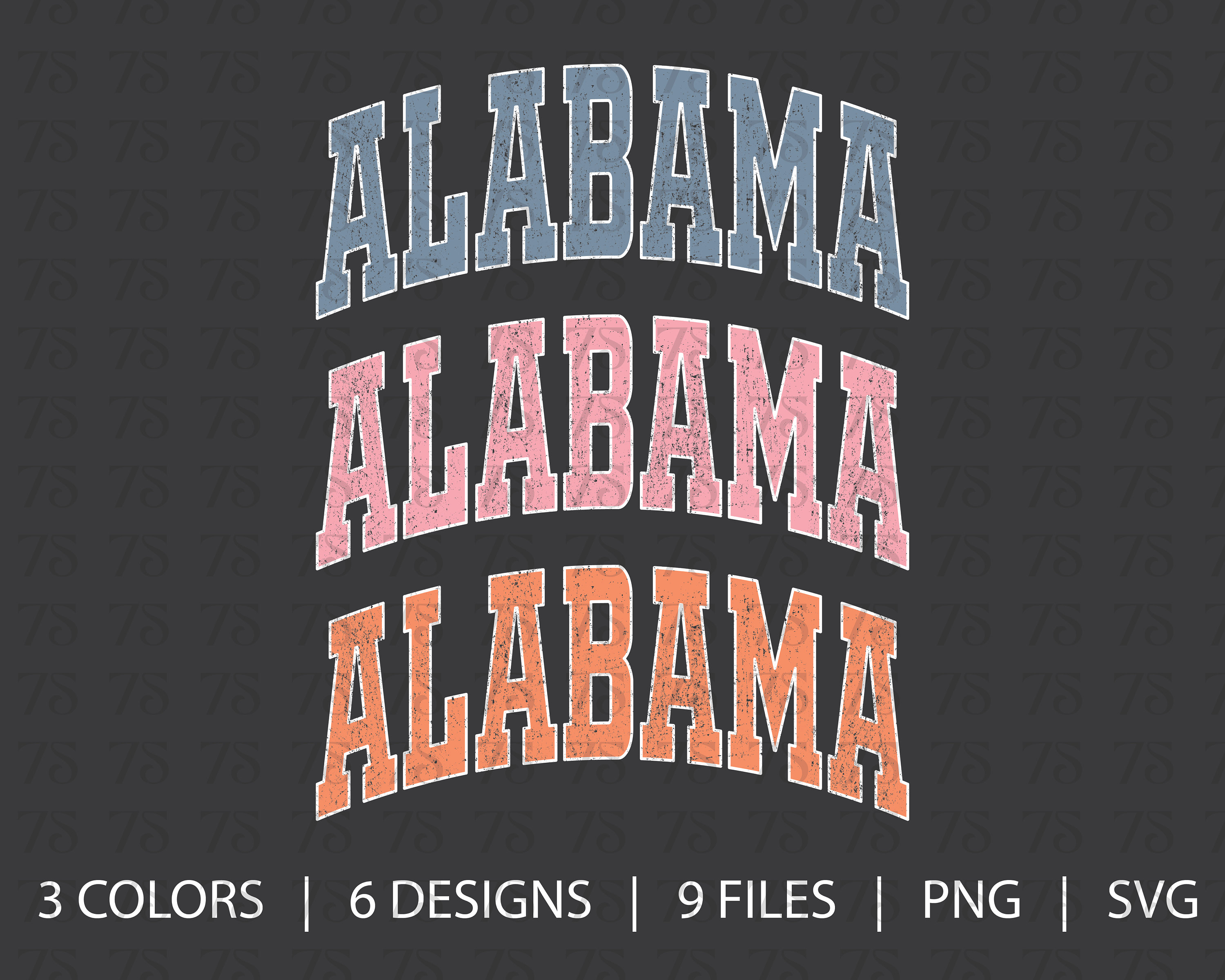 Trendy Alabama PNG SVG Athletic Varsity Font Alabama - Etsy