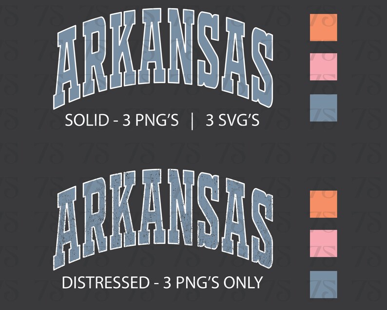 Trendy Arkansas PNG SVG Athletic Varsity Font Arkansas Shirt Design ...