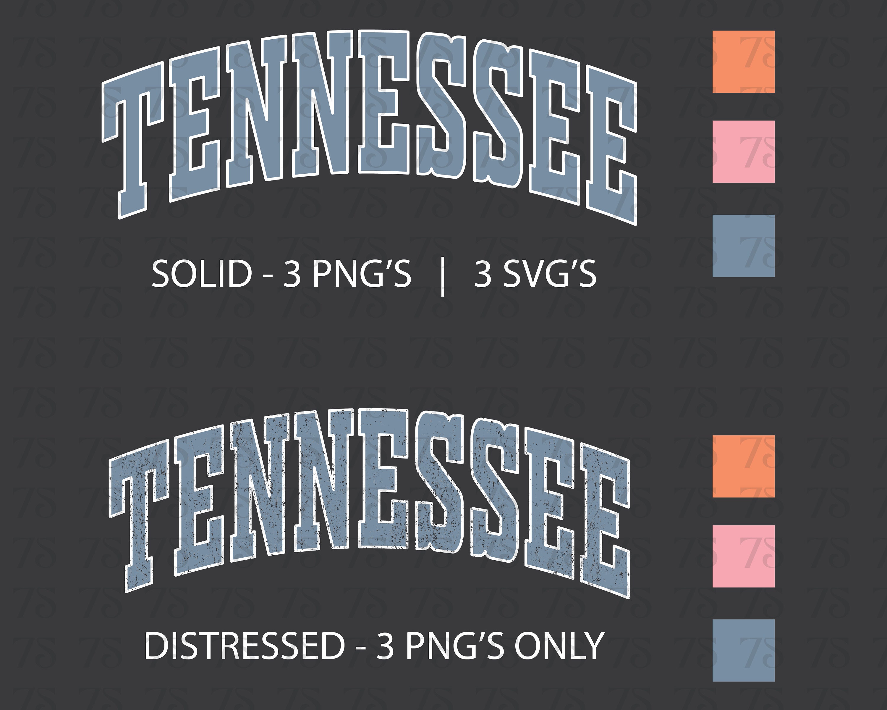 Tennessee PNG SVG Trendy Tennessee Design Cute Digital - Etsy