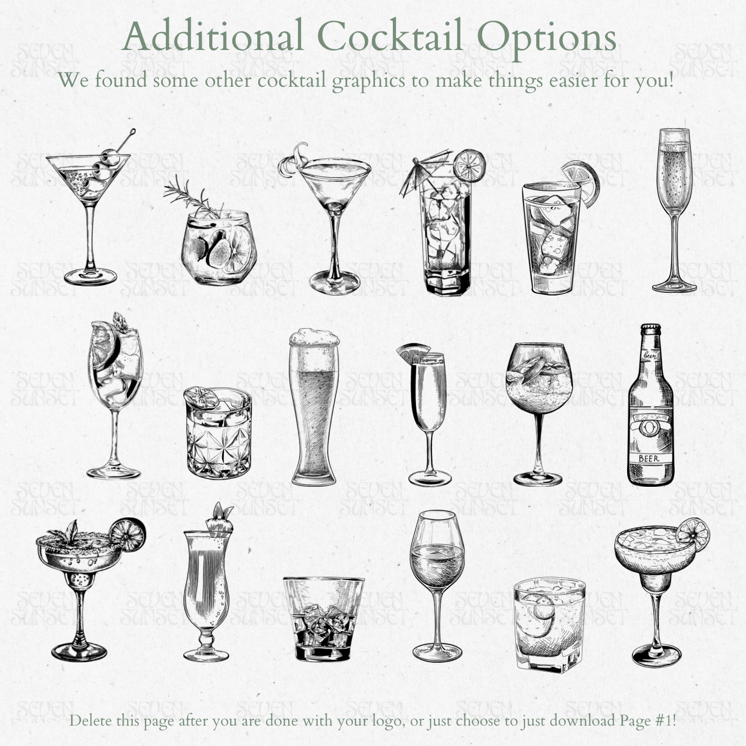 Luxury Bach Drink Template Social Cocktail Club Editable Canva Template ...