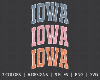 Iowa PNG, State of Iowa Symbols Digital Download, Iowa Favorites ...