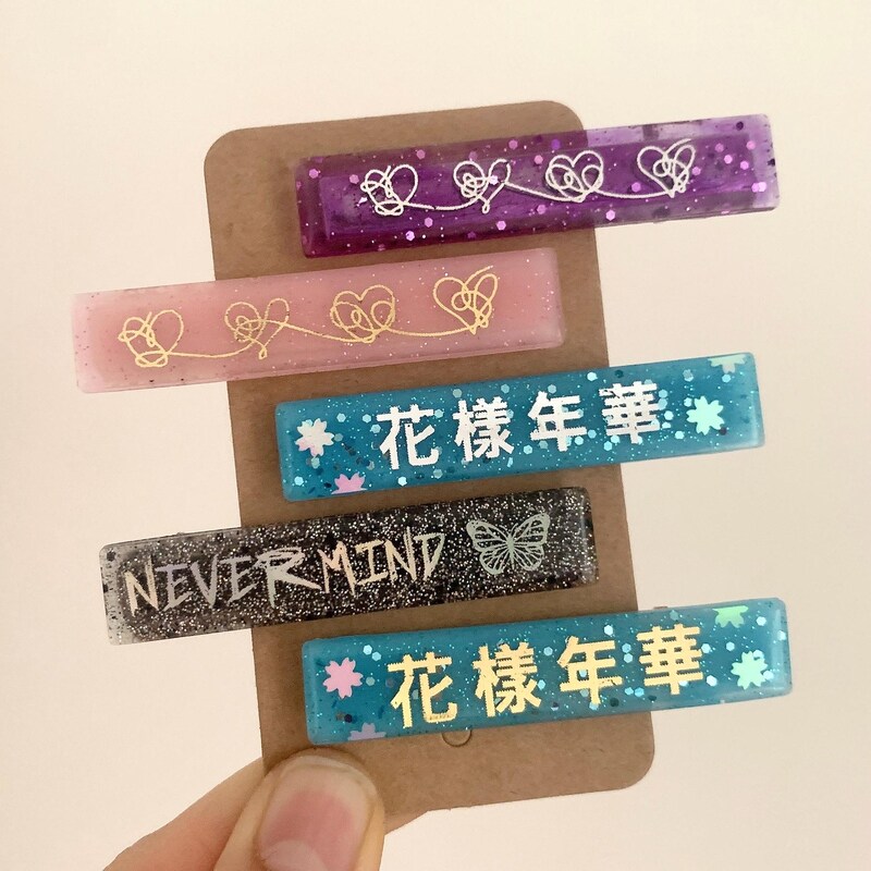 Bts Hair Clip - Etsy
