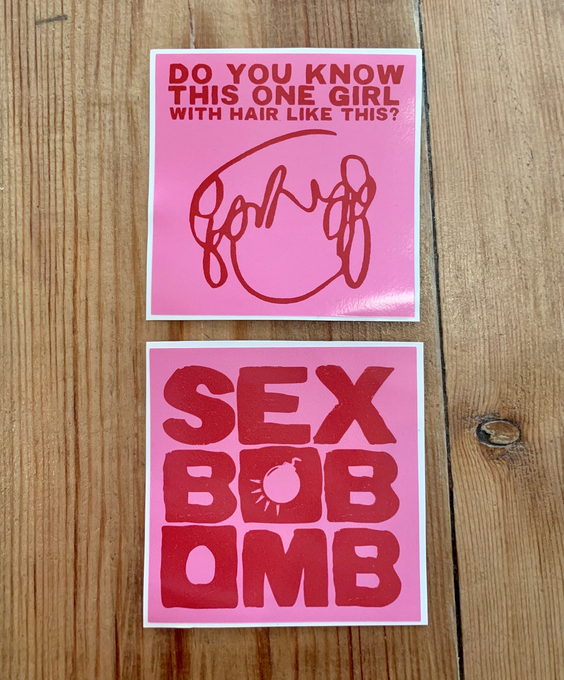 Scott Pilgrim Sticker 2 Pack Ramona Flowers Sex Bob Omb Sex Etsy